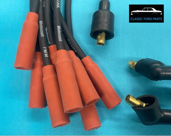 MOTORCRAFT SPARK PLUG LEADS WINDSOR FAIRMONT FALCON XR XT XW XY GT GS ...